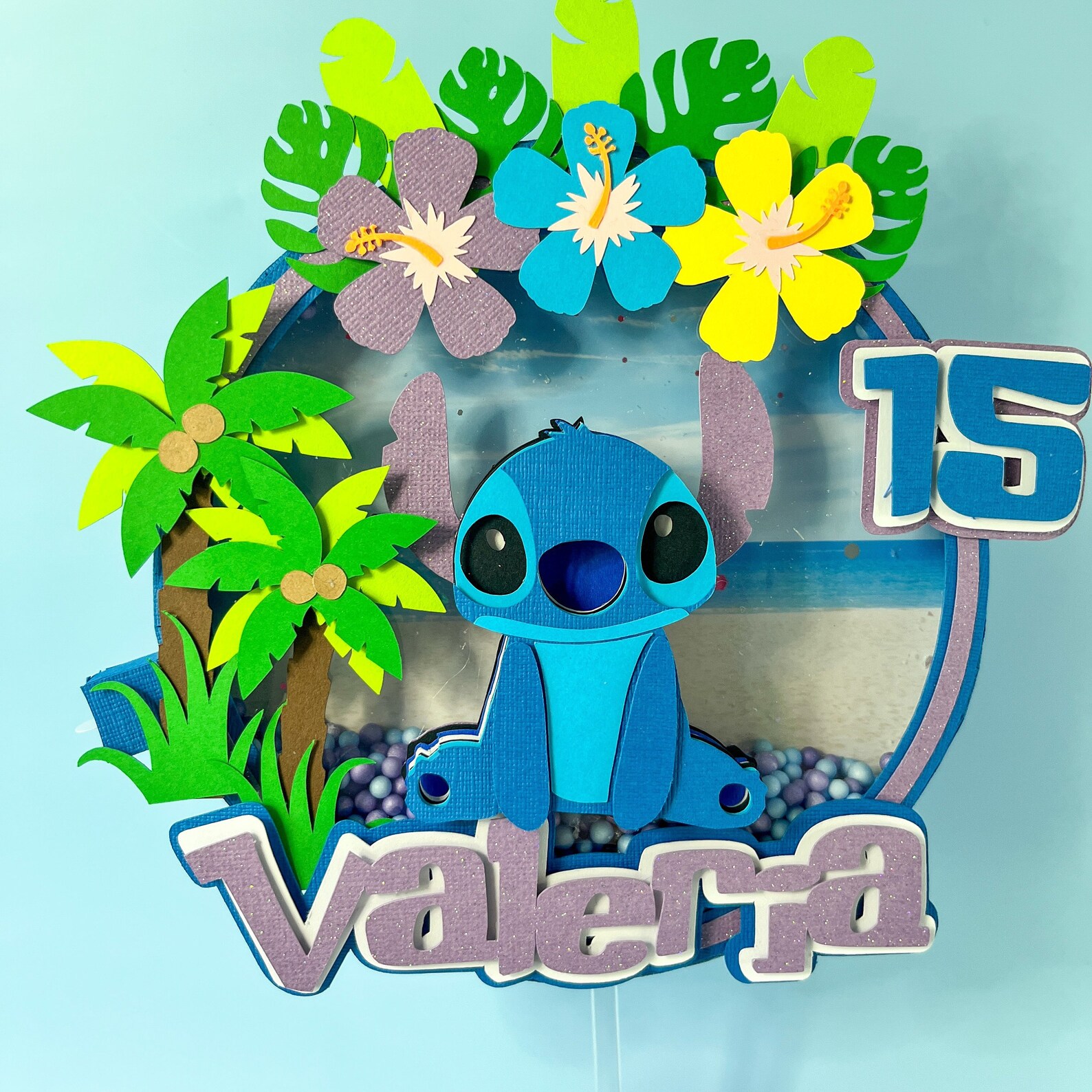 Stitch Cake Topper Stitch Party Decorations Stitch Shaker - Etsy