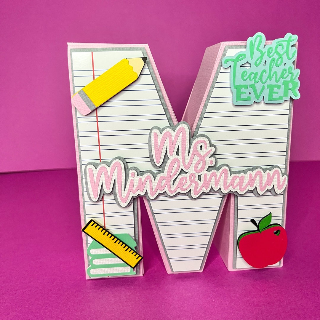 Teacher Appreciation Gift, Personalized Teacher Gift, Teacher End of ...