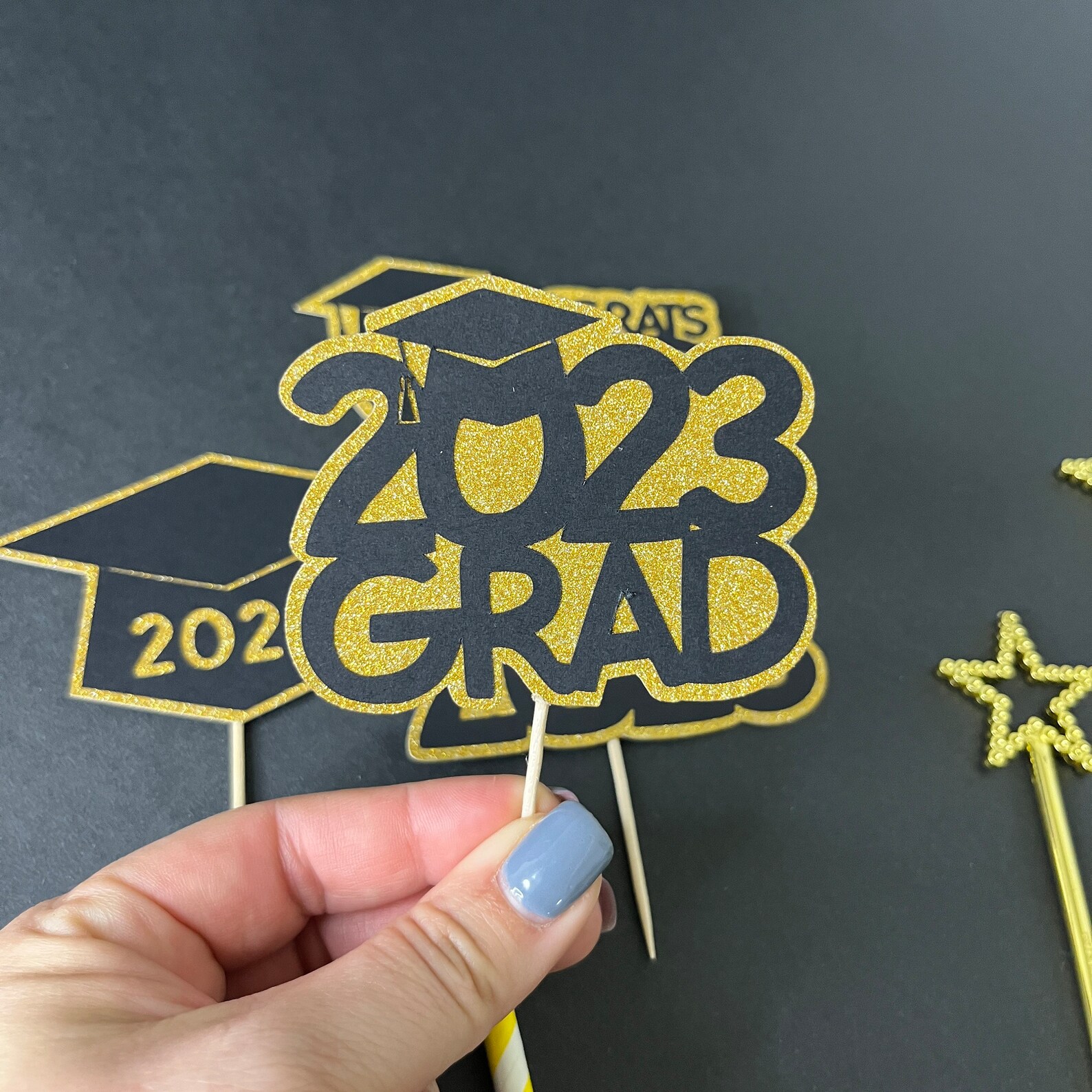 Graduation Cupcake Topper, Graduation Party Decorations, Class of 2023 ...