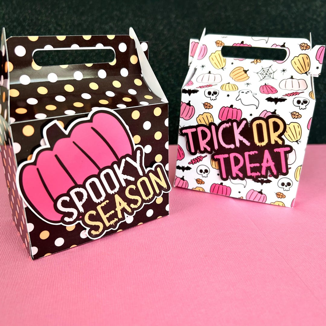Halloween Candy Boxes, Halloween Party Favor, Halloween Party Box ...