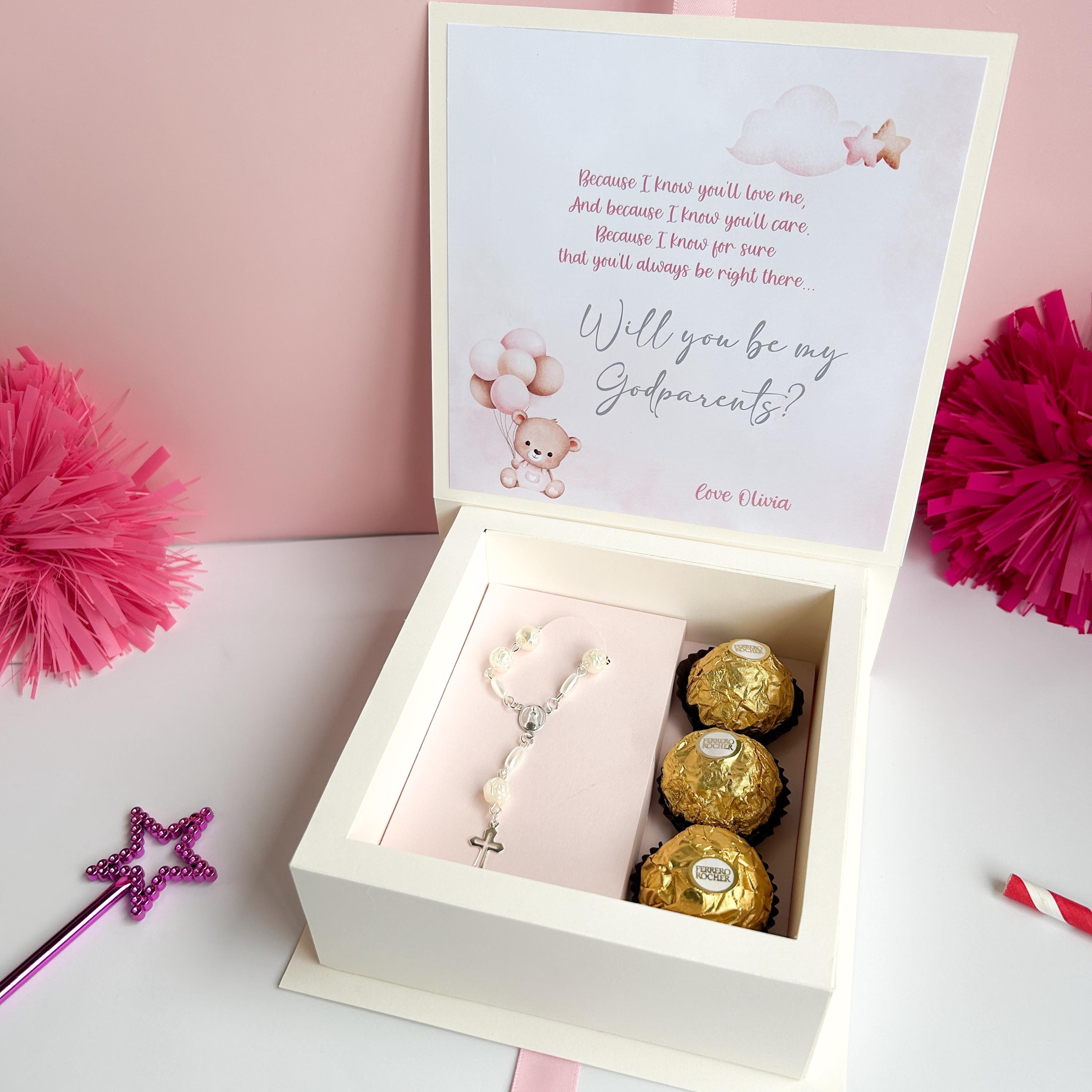 Godparent Proposal Gift Box Custom Godparent Gift Box Personalized ...