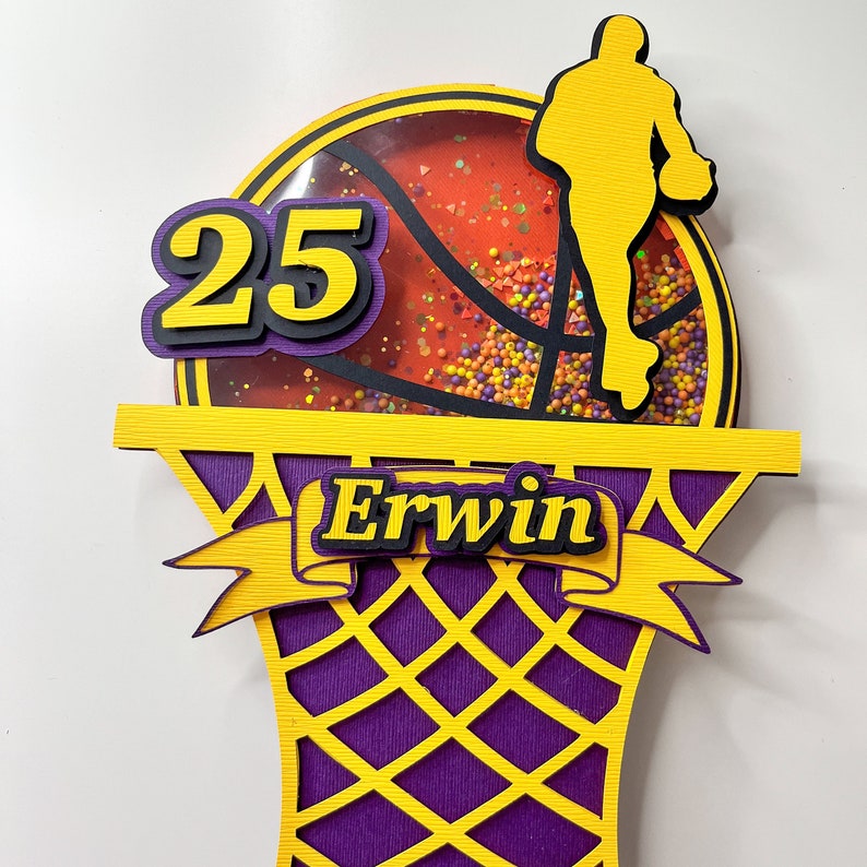 Basketball Cake Topper, Basketball Party Decorations, Basketball Theme ...