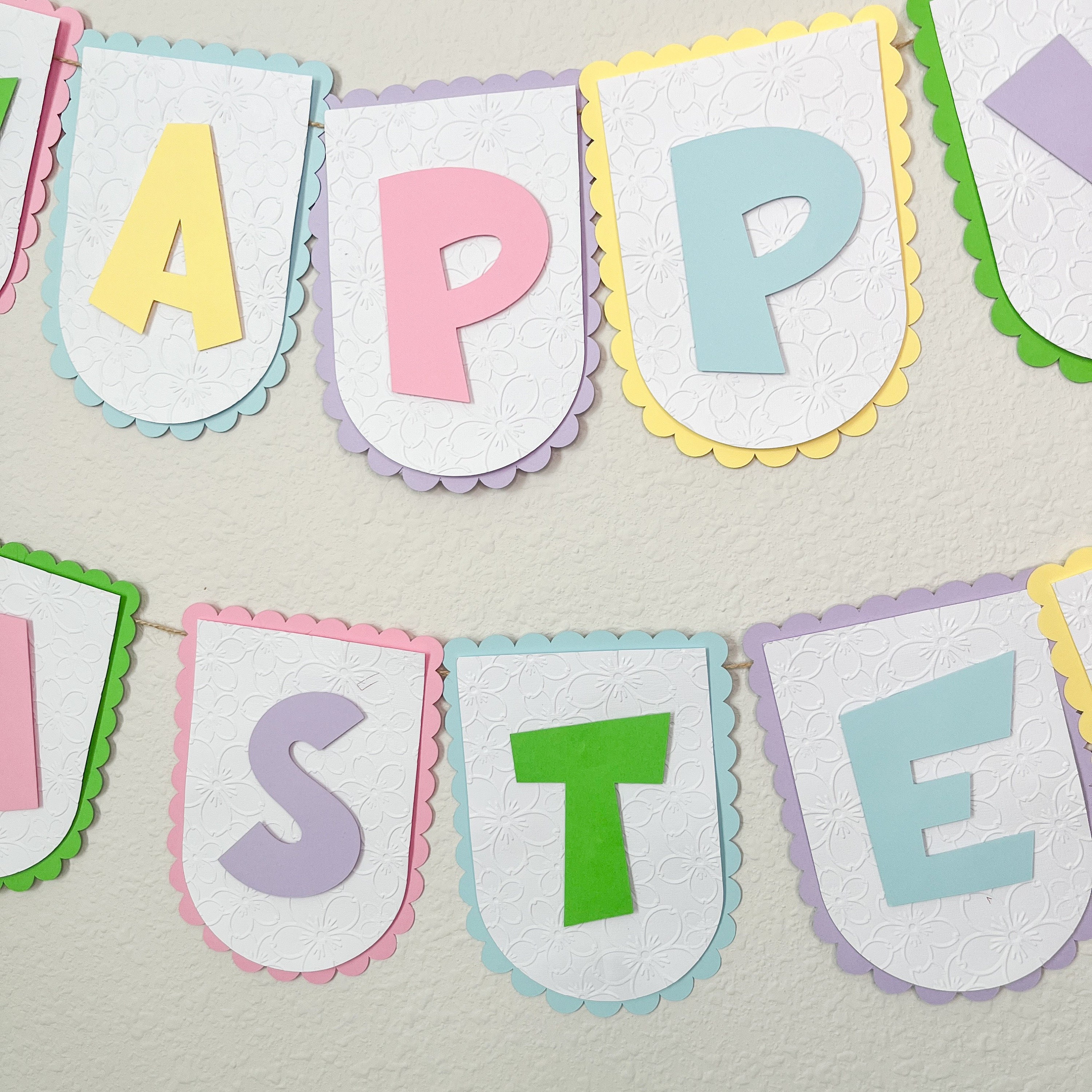 Happy Easter Banner, Easter Party Decorations, Easter Decor, Easter ...
