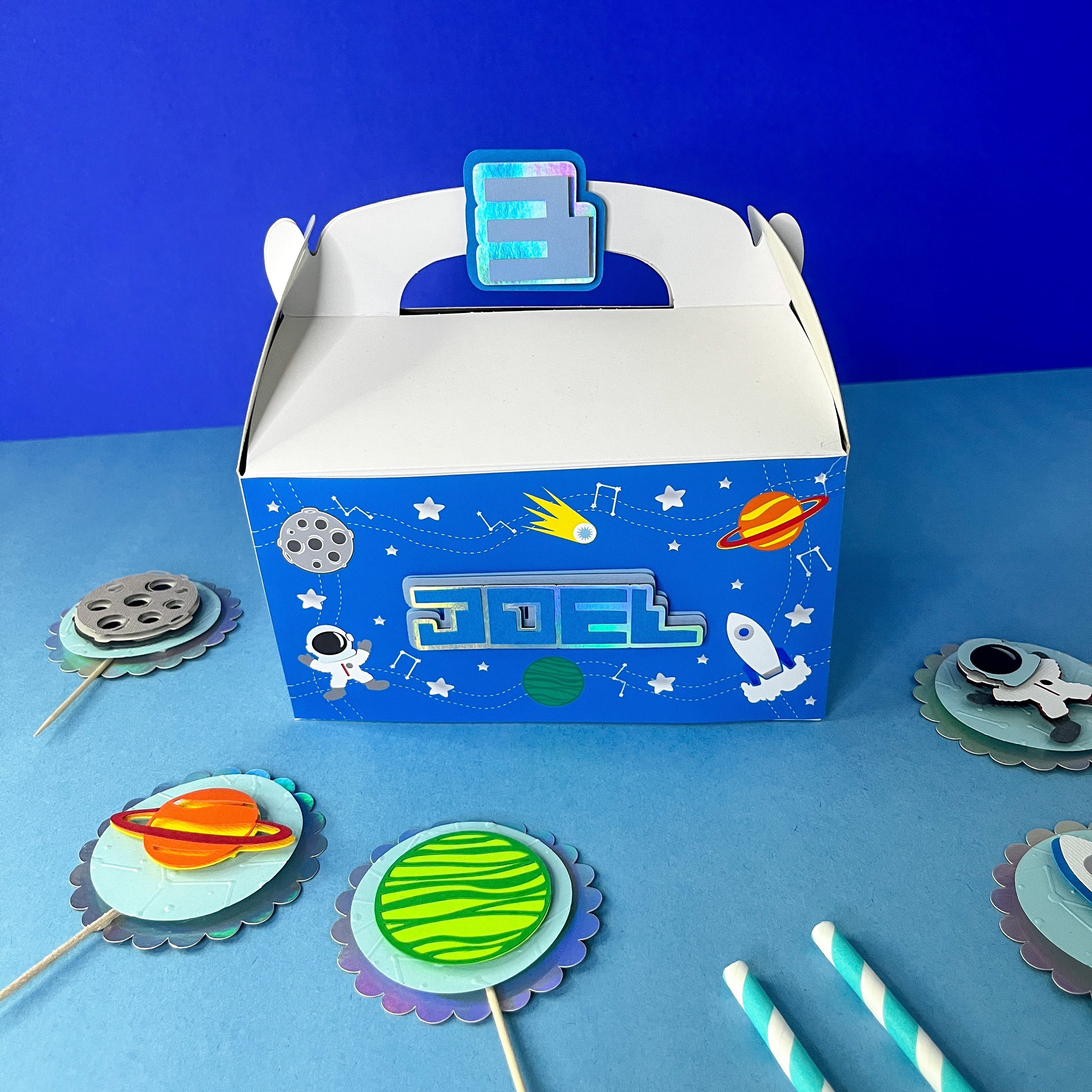 Space Favor Boxes, Space Theme Favor Boxes, Space Party Favors, Space ...