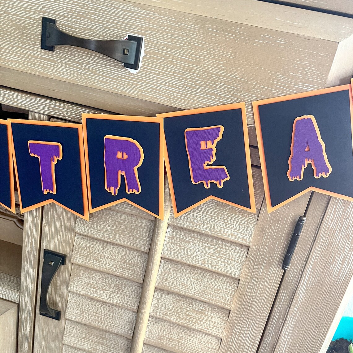 Halloween Banner, Trick or Treat Banner, Banner Party Decorations ...