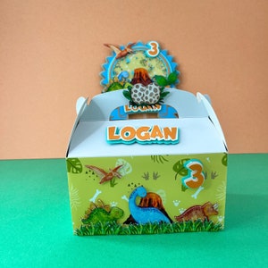 Dinosaur Favor Boxes, Dinosaur Party Decorations, Dinosaur Party ...