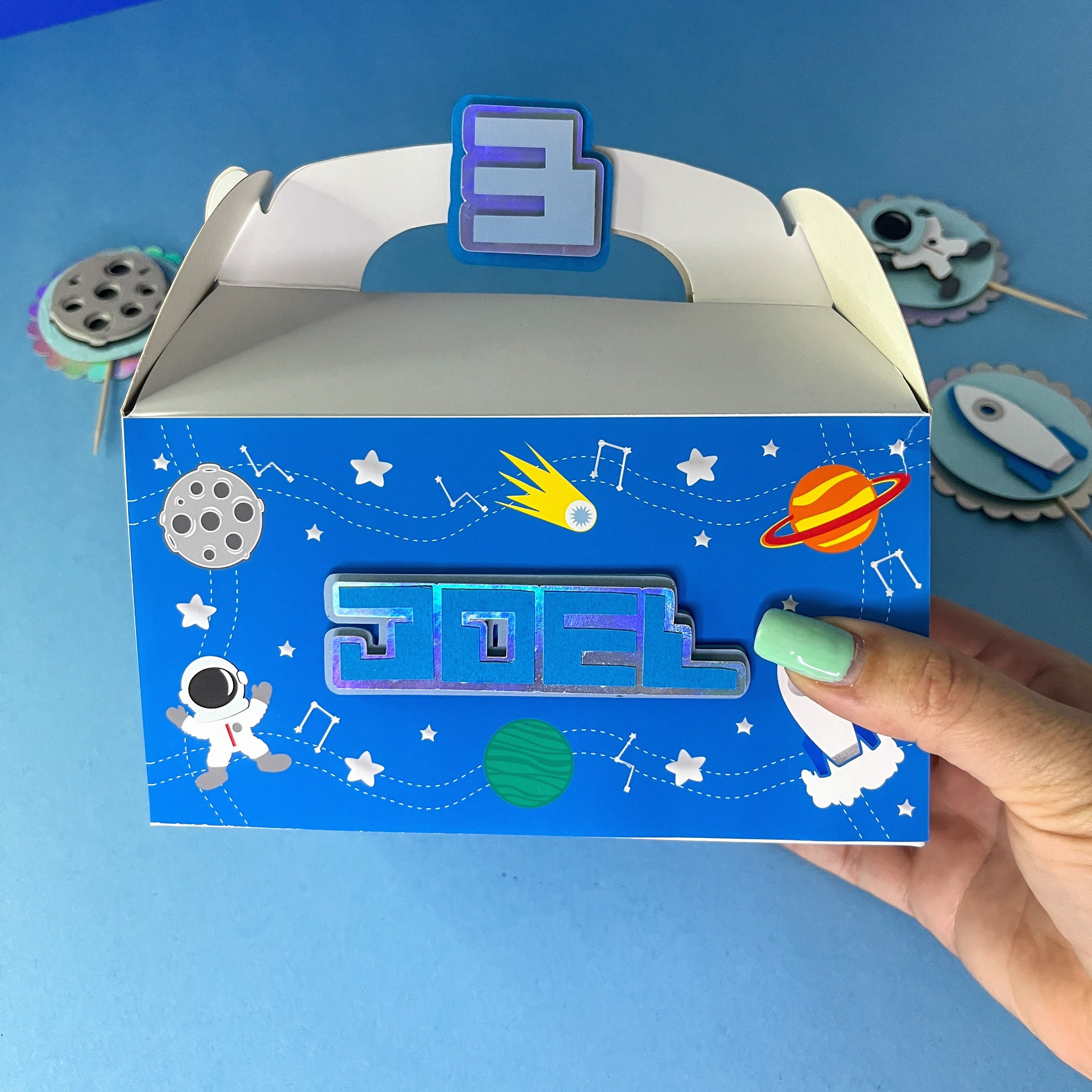 Space Favor Boxes, Space Theme Favor Boxes, Space Party Favors, Space ...