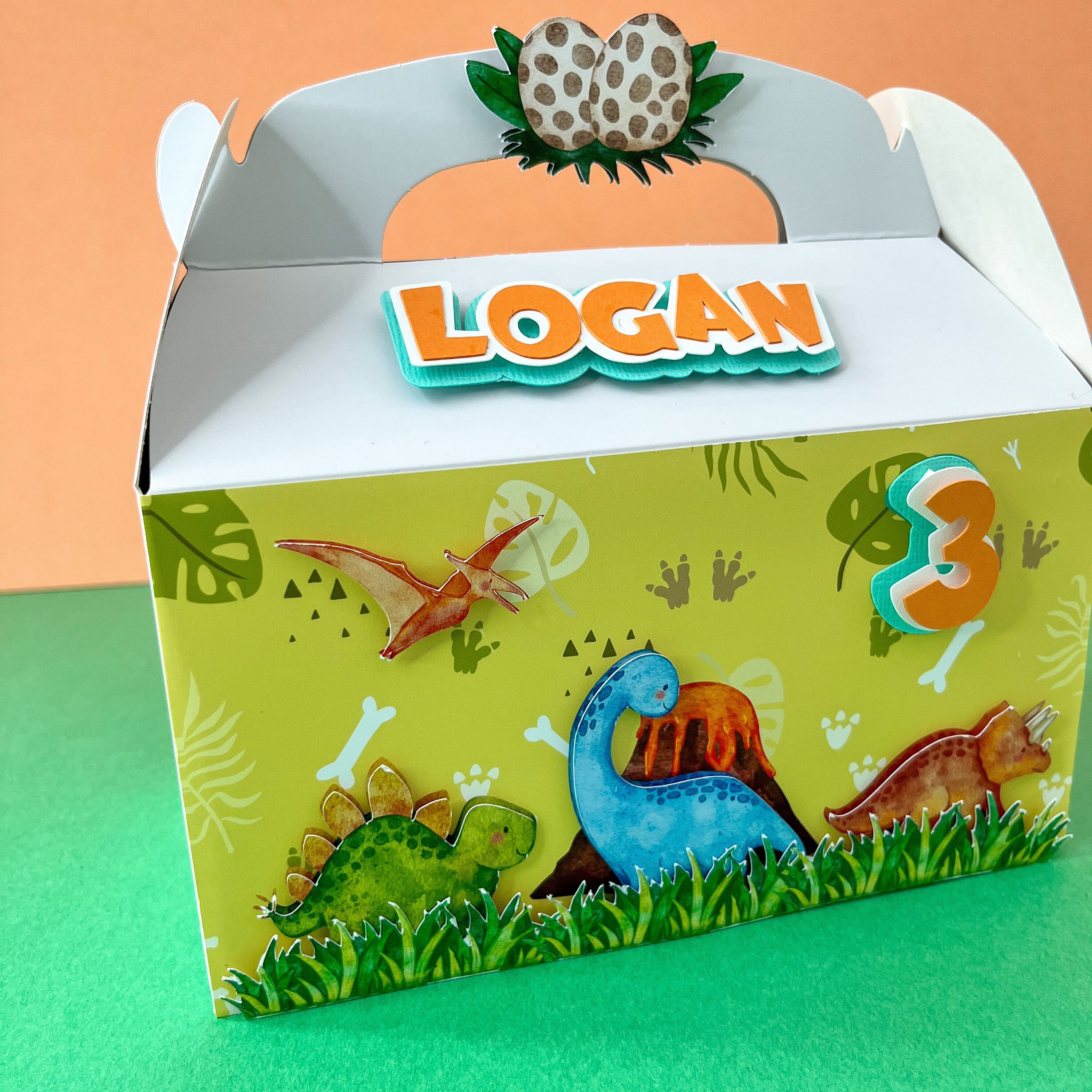 Dinosaur Favor Boxes, Dinosaur Party Decorations, Dinosaur Party ...