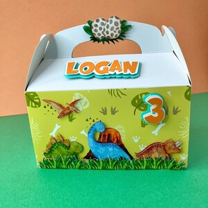 Dinosaur Favor Boxes, Dinosaur Party Decorations, Dinosaur Party ...