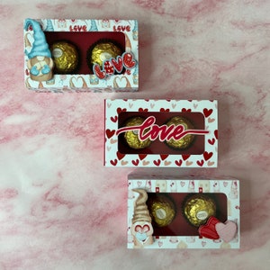 Valentines Favor Box Gift Chocolate Valentines Box School Gift Candy ...