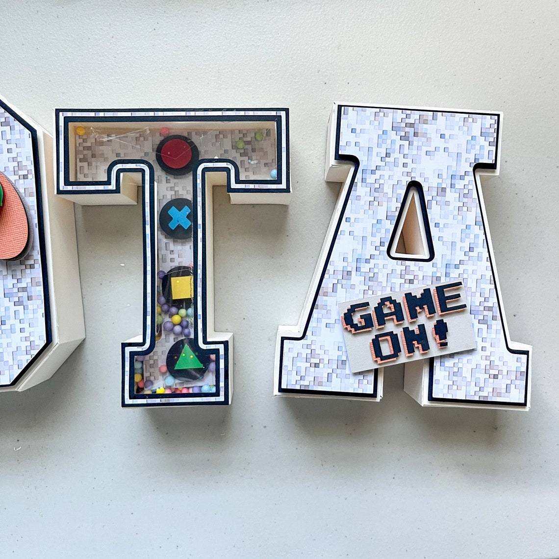 Gamer 3D Letters Gamer Party Decorations 3d Letter Gamer - Etsy