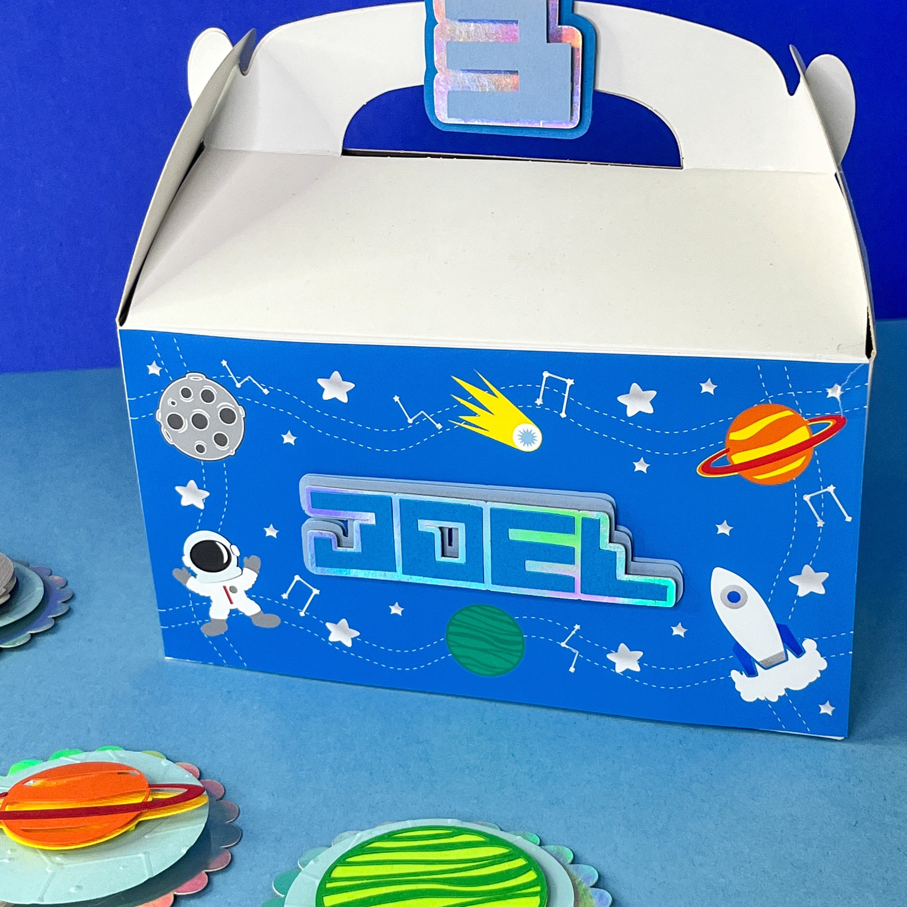 Space Favor Boxes, Space Theme Favor Boxes, Space Party Favors, Space ...