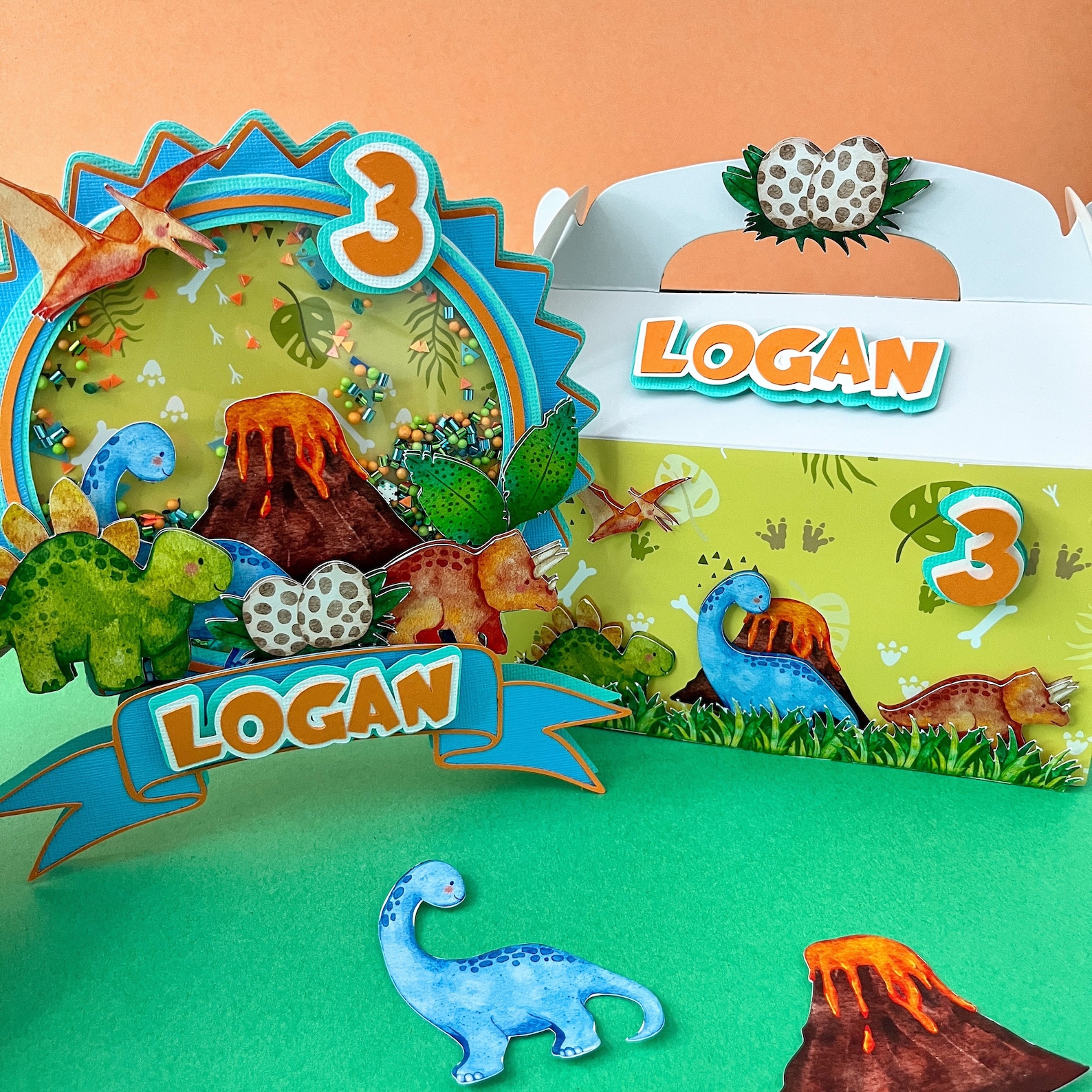 Dinosaur Favor Boxes, Dinosaur Party Decorations, Dinosaur Party ...