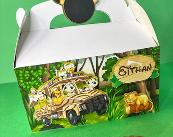 Safari Party Favor. Safari Treat Boxes. Party Decor and Gift - Etsy