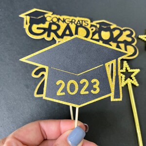 Graduation Cupcake Topper, Graduation Party Decorations, Class of 2023 ...