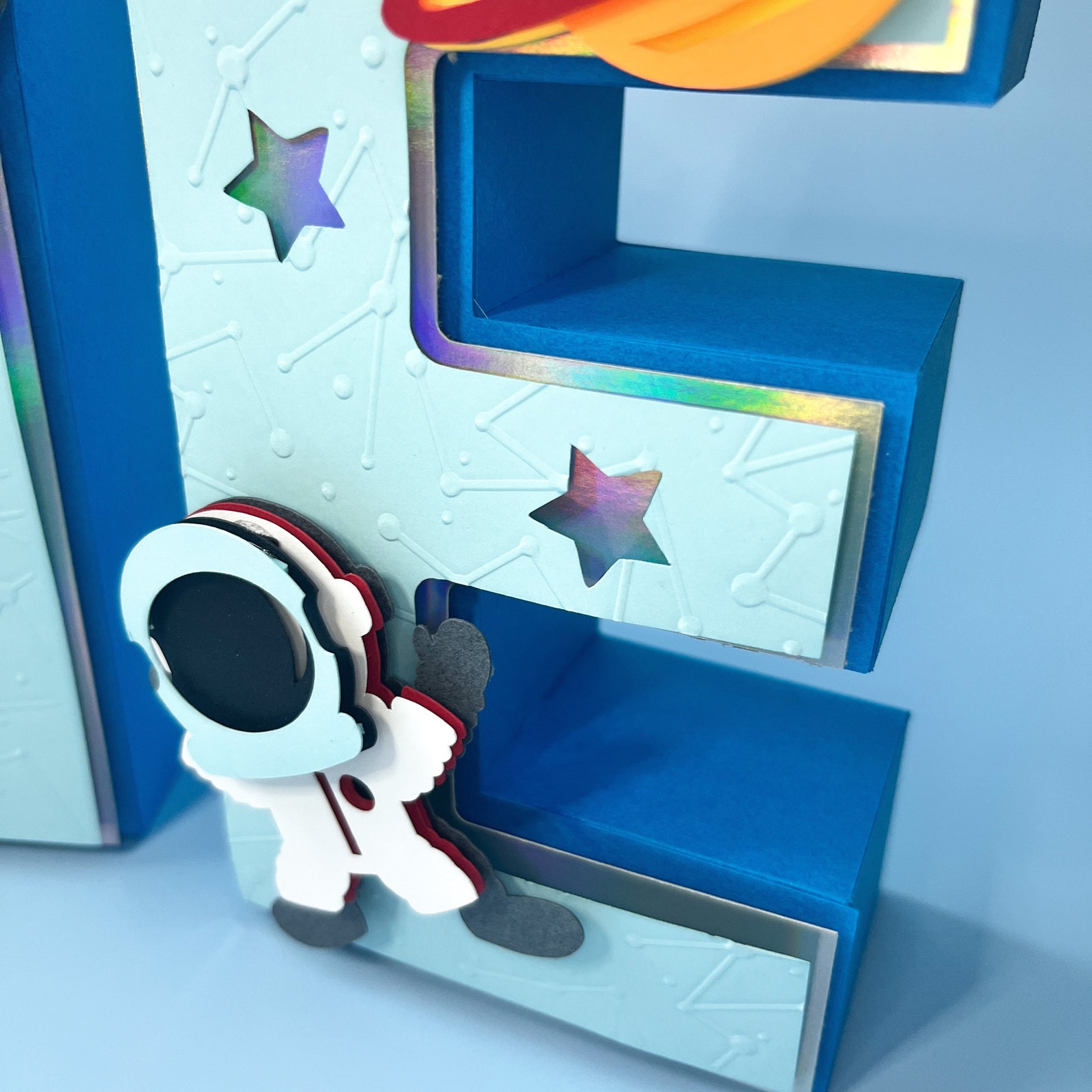 Space Boy 3D Letters, 3d Letter, Space Birthday, Astronaut Birthday ...