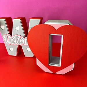Hearts 3D Letters, Hearts Party Decorations, Hearts Birthday Party ...