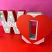 Hearts 3D Letters, Hearts Party Decorations, Hearts Birthday Party ...