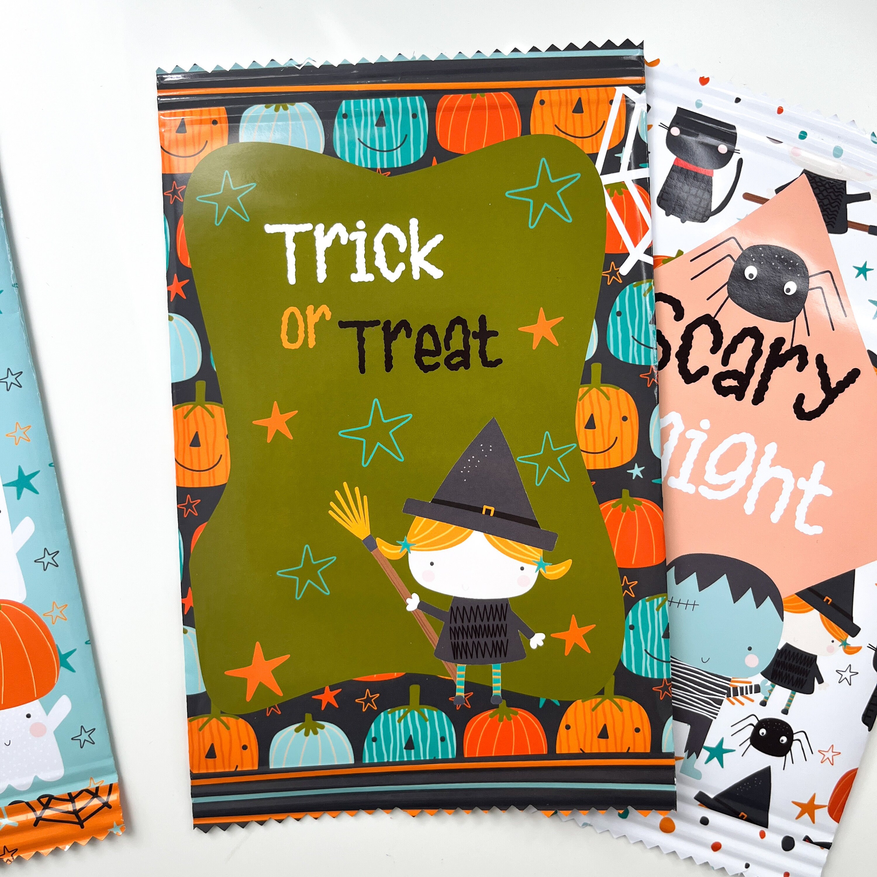 Halloween Chips Bag, Halloween Party Decorations, Trick or Treat Chip ...