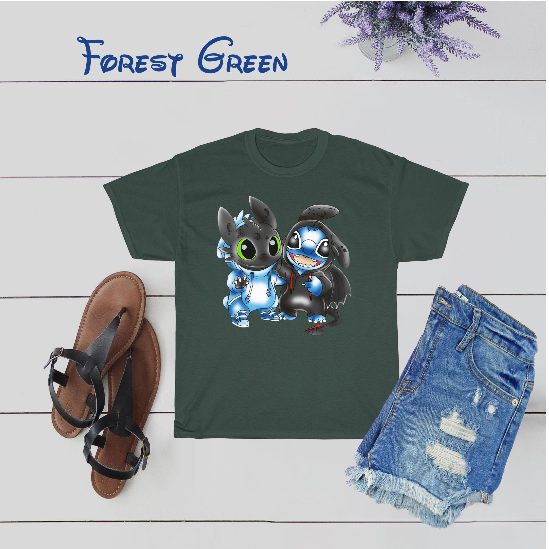 Best Buds Stitch and Toothless T-shirt, Best Friends Funny Mashup Shirt ...