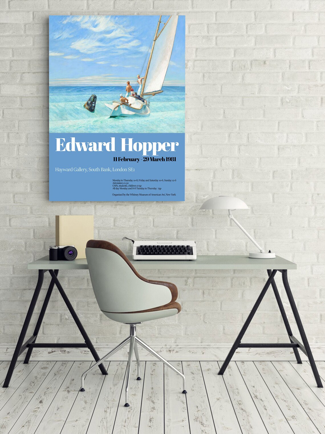Edward Hopper Poster, Ground Swell Print, Hopper Exhibition Poster ...