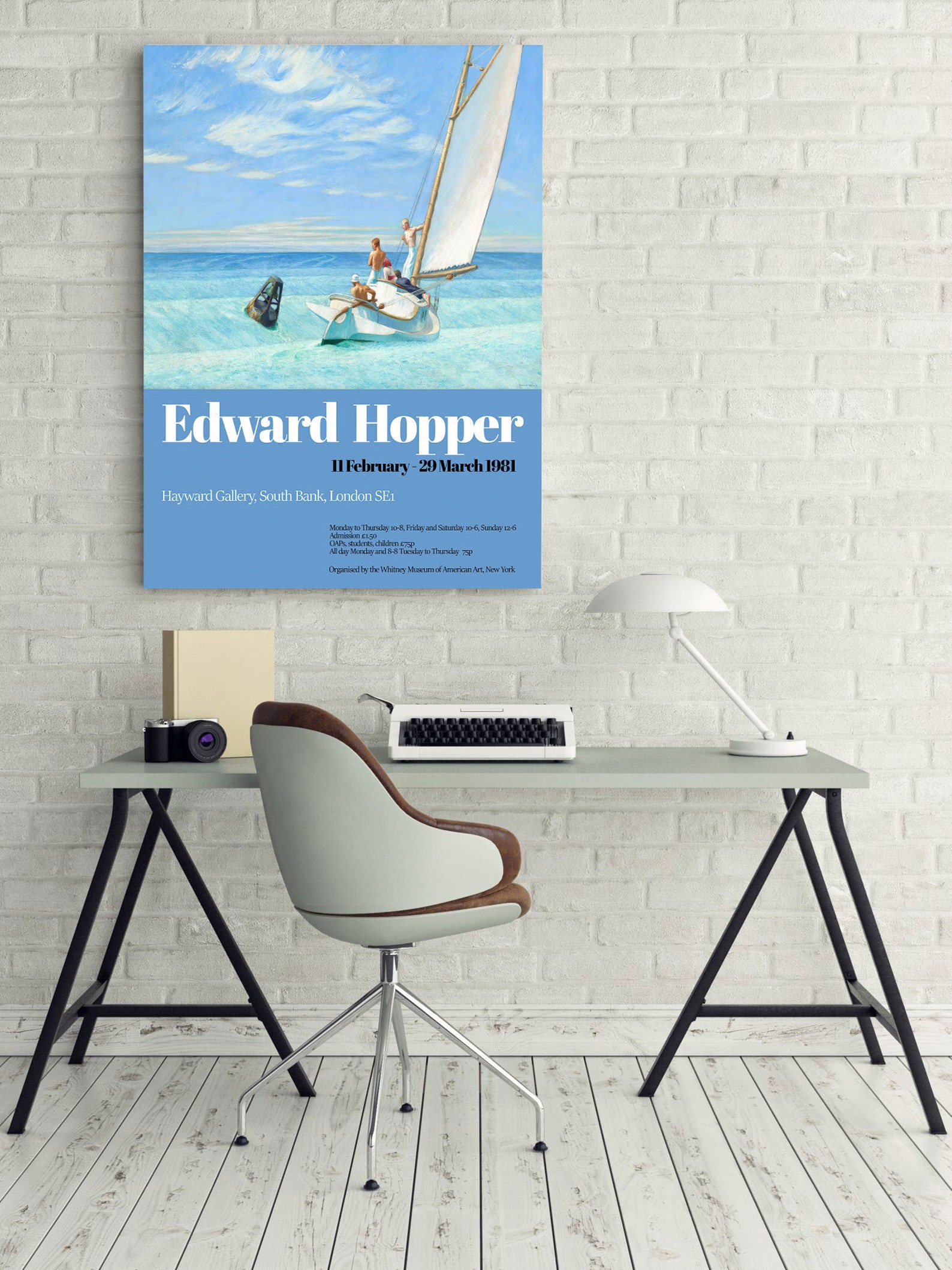 Edward Hopper Poster, Ground Swell Print, Hopper Exhibition Poster ...