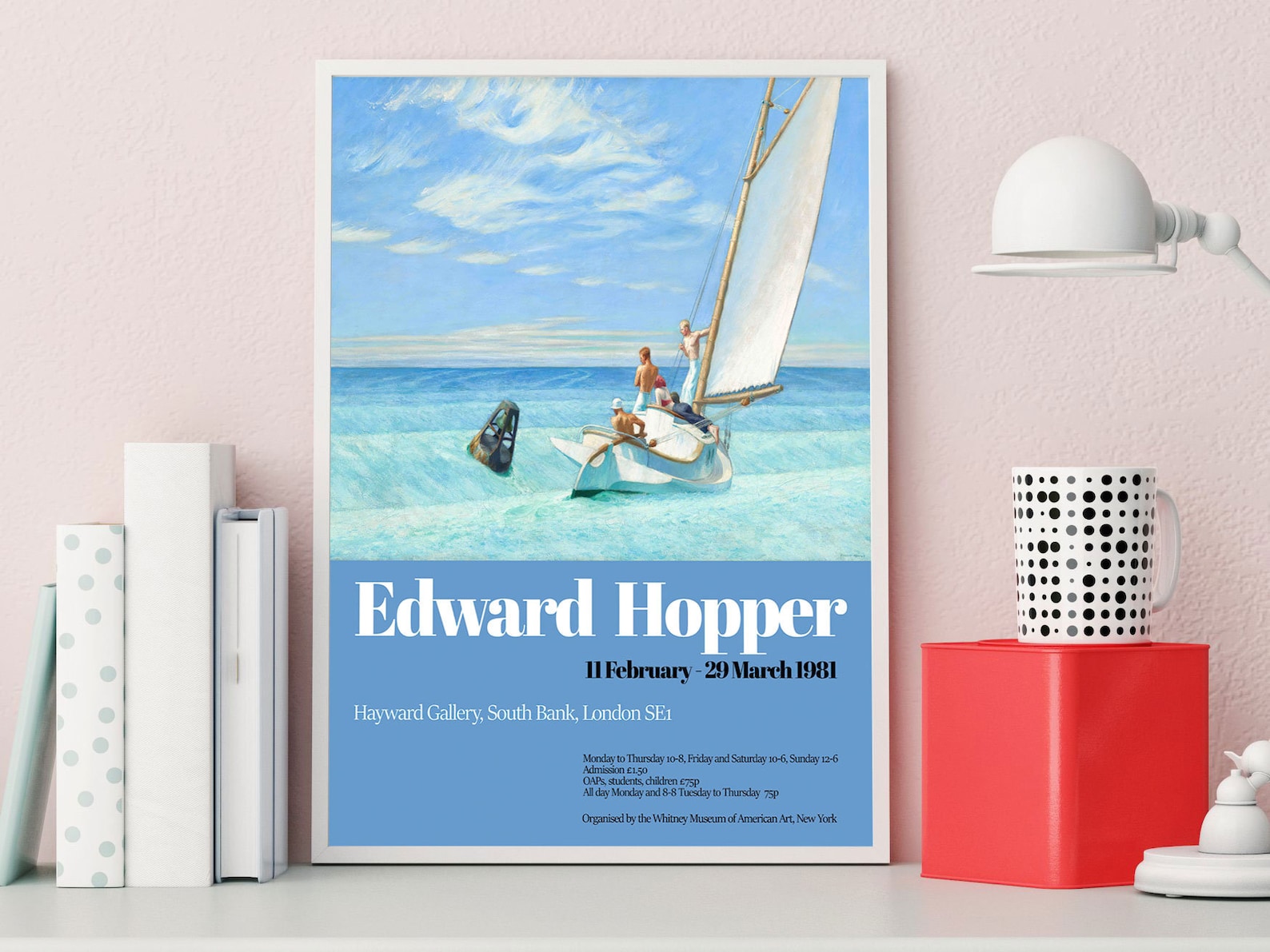 Edward Hopper Poster, Ground Swell Print, Hopper Exhibition Poster ...