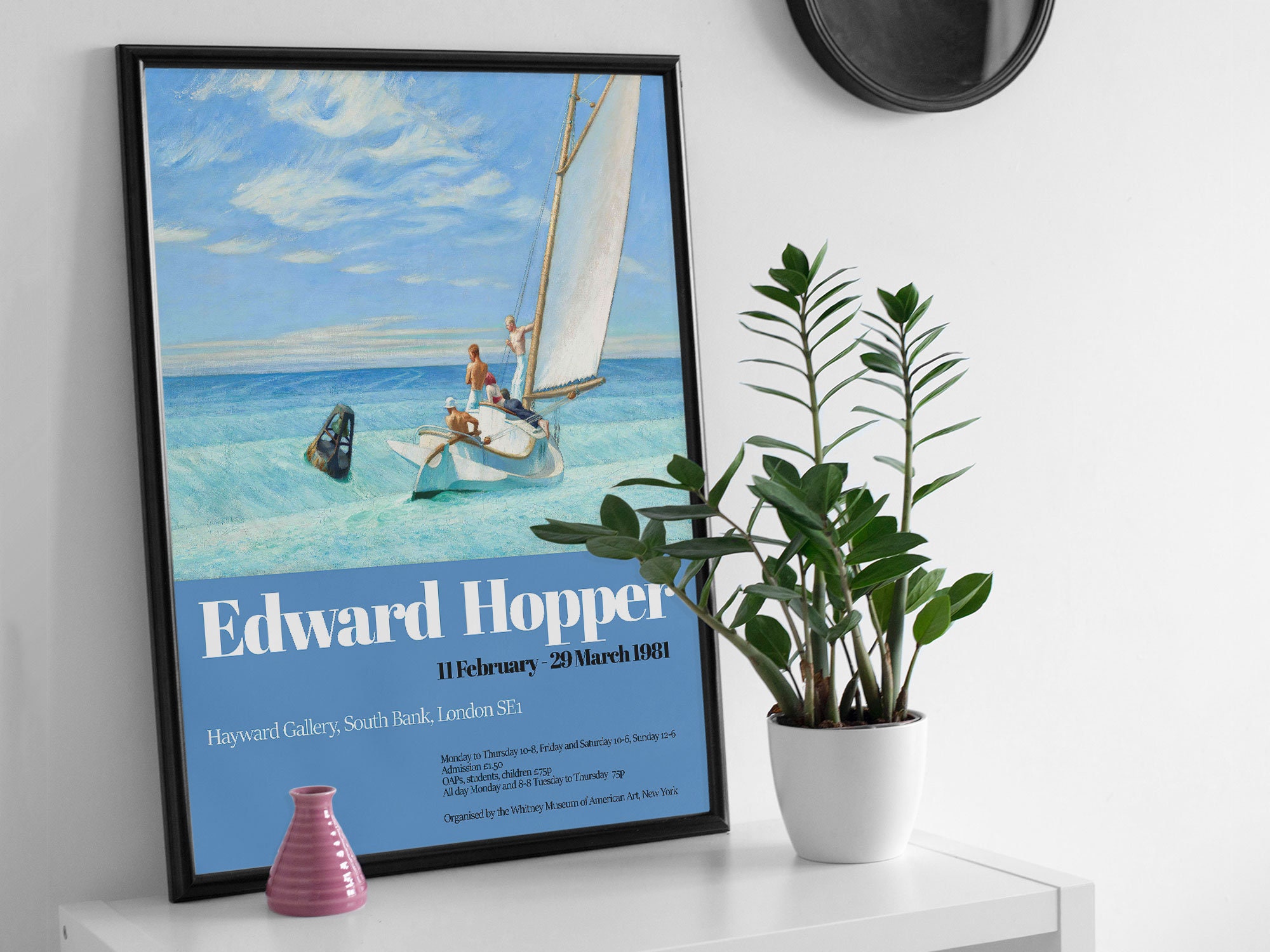 Edward Hopper Poster, Ground Swell Print, Hopper Exhibition Poster ...