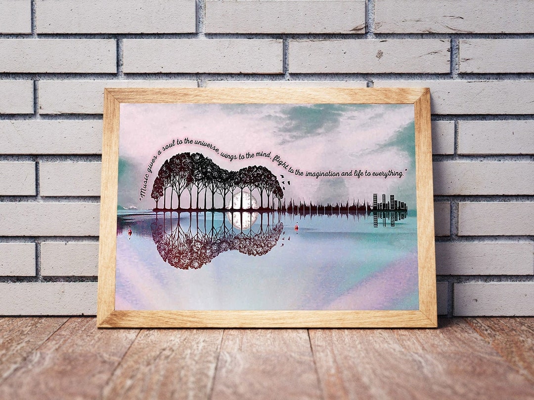 Music Gives Soul to the Universe and Wings to the Mind Poster, Love ...