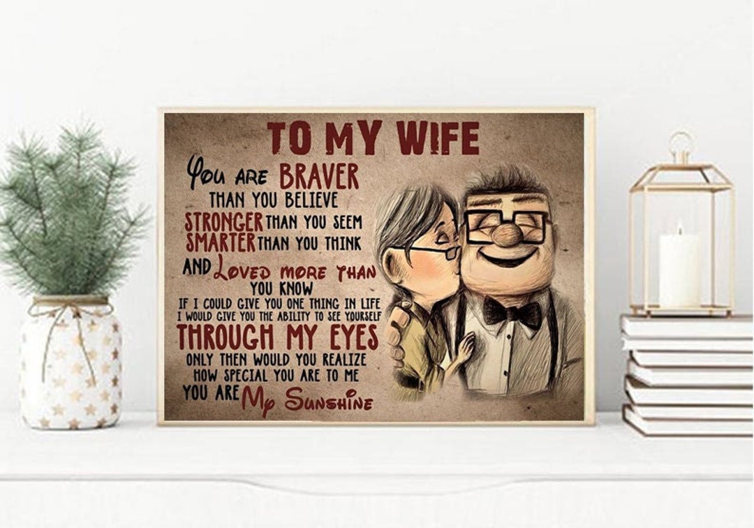 Spouse Poster, up Movie Poster, Husband and Wife Poster, to My Wife You ...