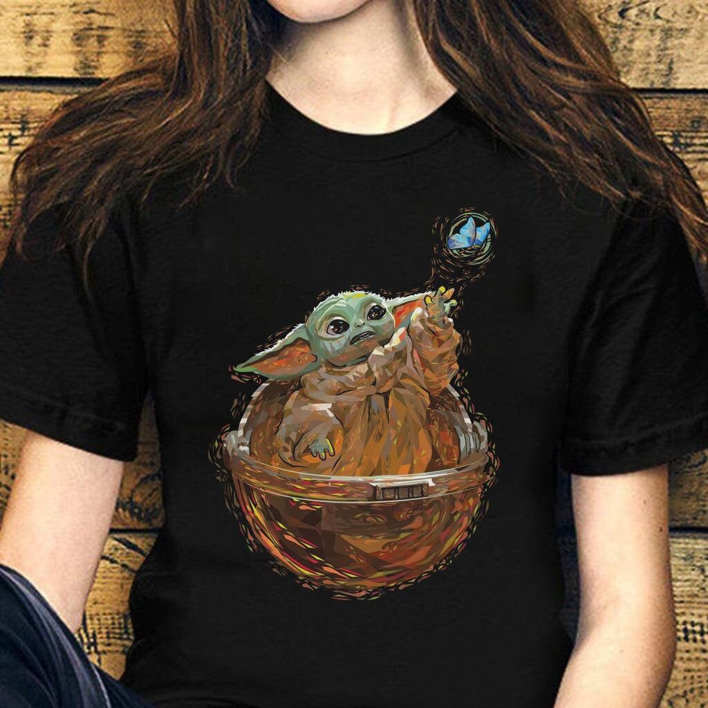 Baby Yoda, Baby Yoda Shirt, Disney, the Mandalorian, Star Wars, Movie, Vacay Mode, Lovely Mickey ...