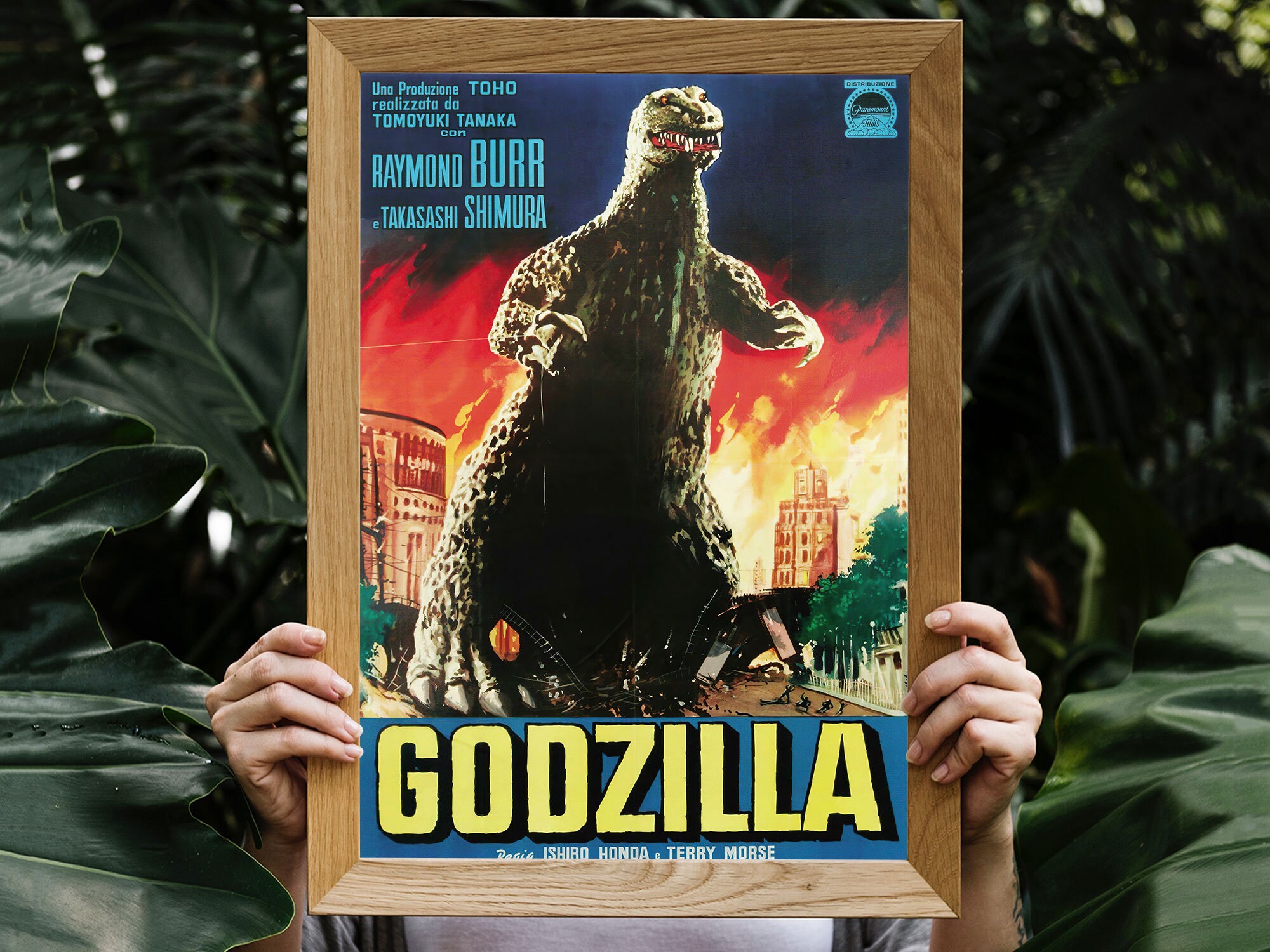 Godzilla Movie Poster Art Print, Poster Print, Home Decor Gifts, Wall ...