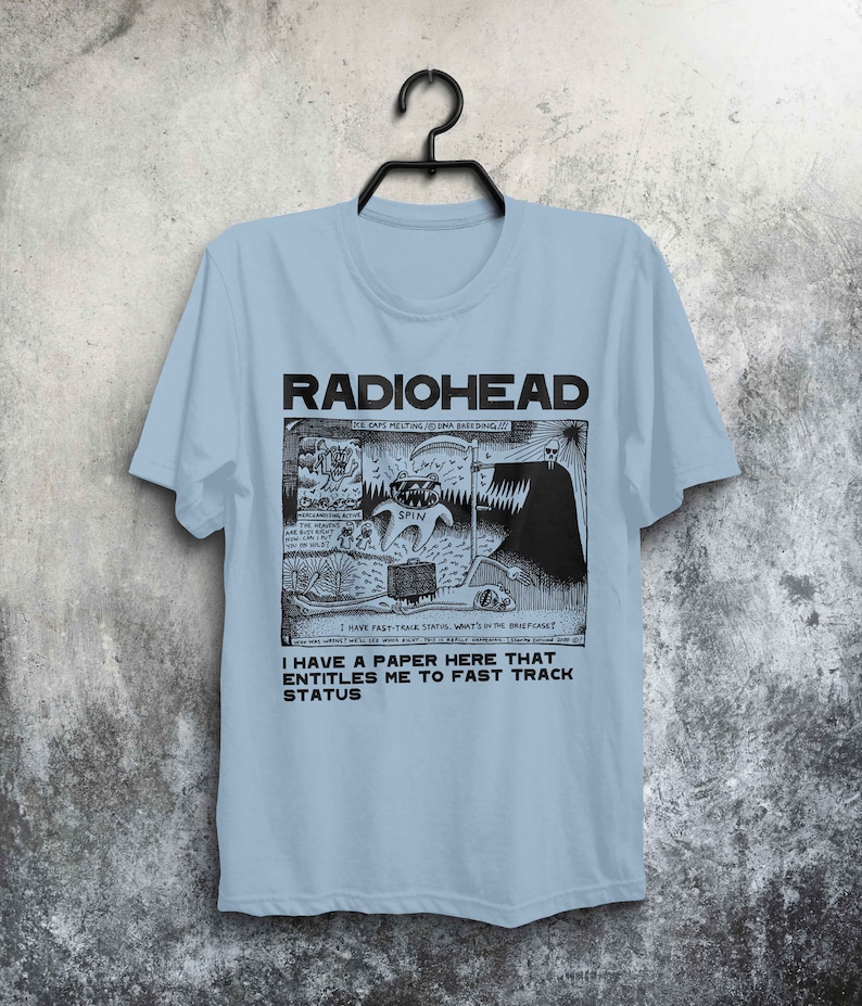 I Have Paper Hear Radiohead Rock Band Fast-track T-shirt - Etsy