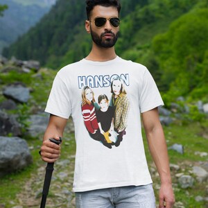 Vintage Hanson Band White T-shirt Unisex Heavy Cotton Tee - Etsy