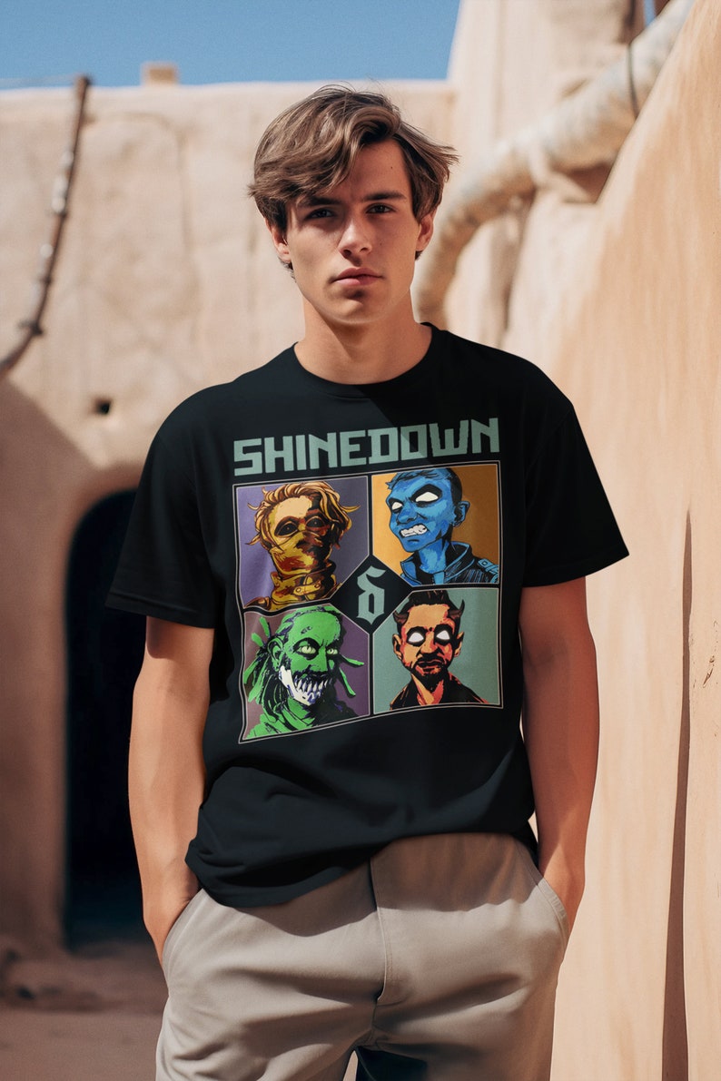 Shinedown My Monsters Are Real Unisex T-shirt Holiday Gift Heavy Cotton ...