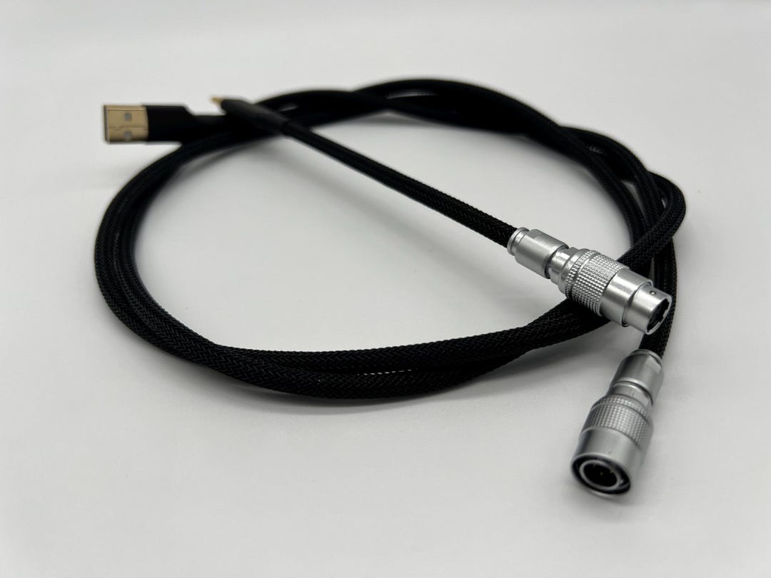 Custom Straight Keyboard Cable (black) - Etsy