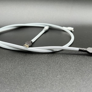Custom Straight Keyboard Cable (white&black) - Etsy