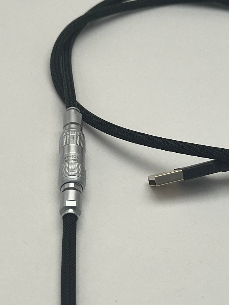 Custom Straight Keyboard Cable black - Etsy