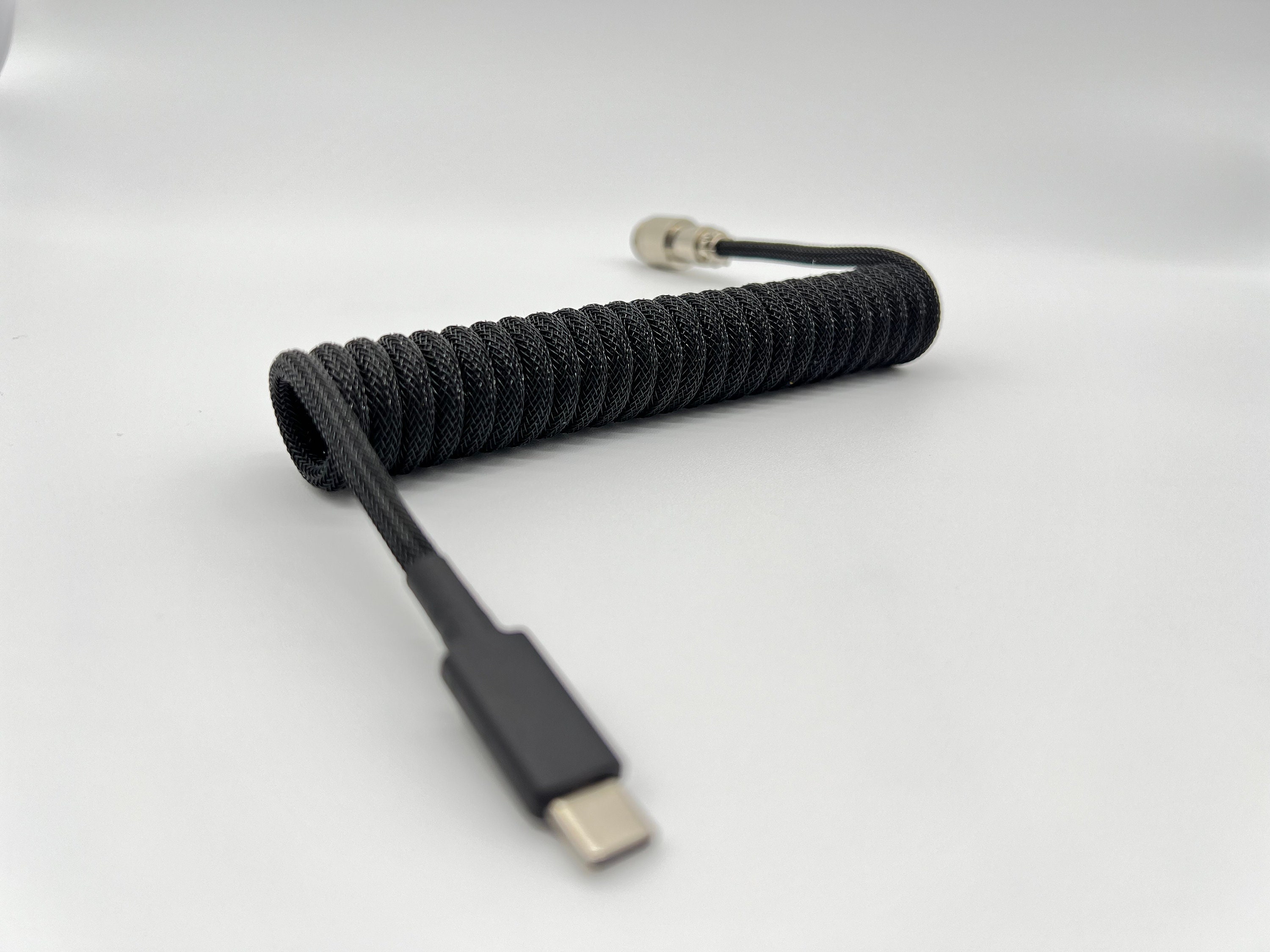Custom Coiled Keyboard Cable (black) - Etsy