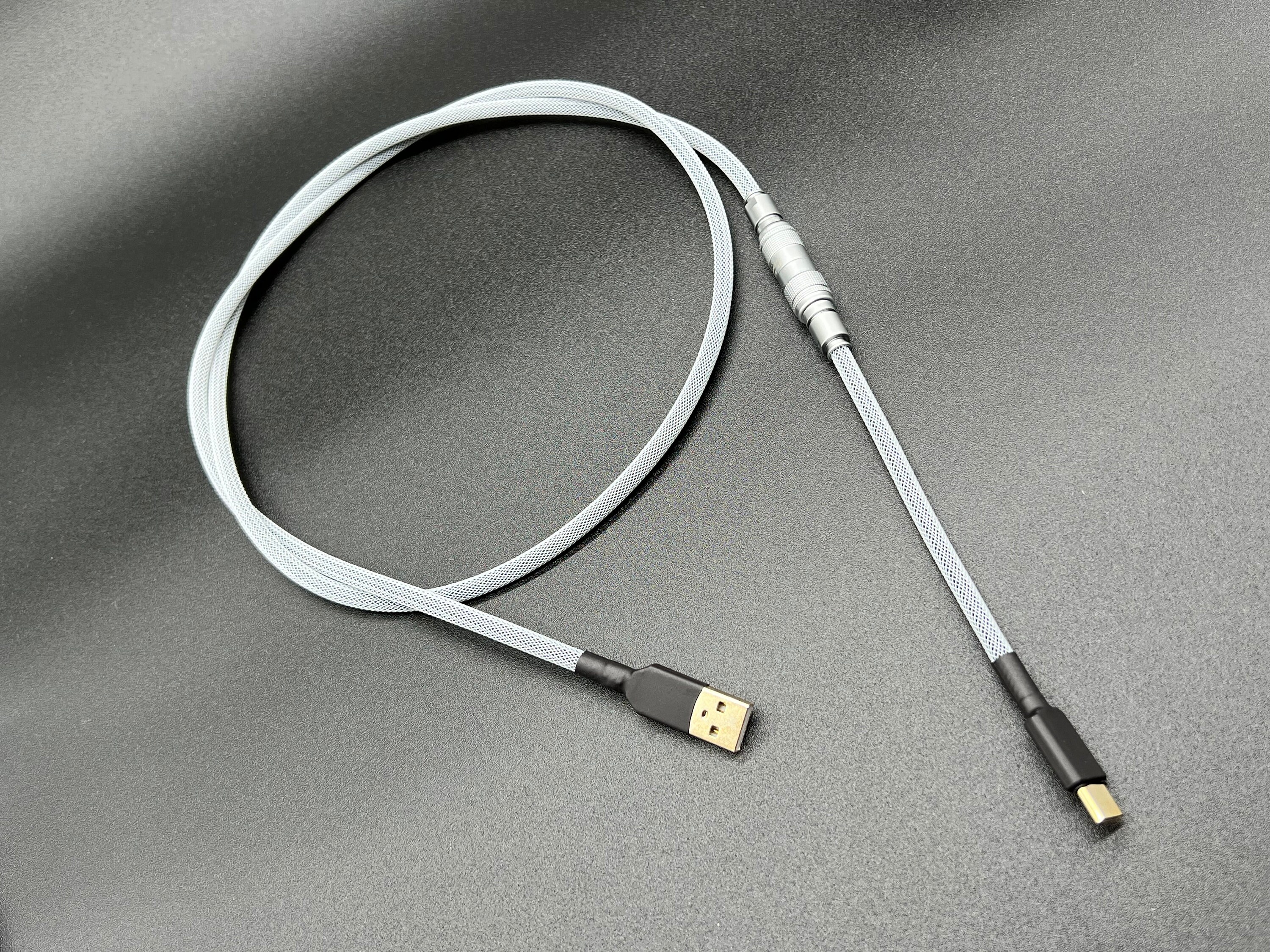 Custom Straight Keyboard Cable (white&black) - Etsy