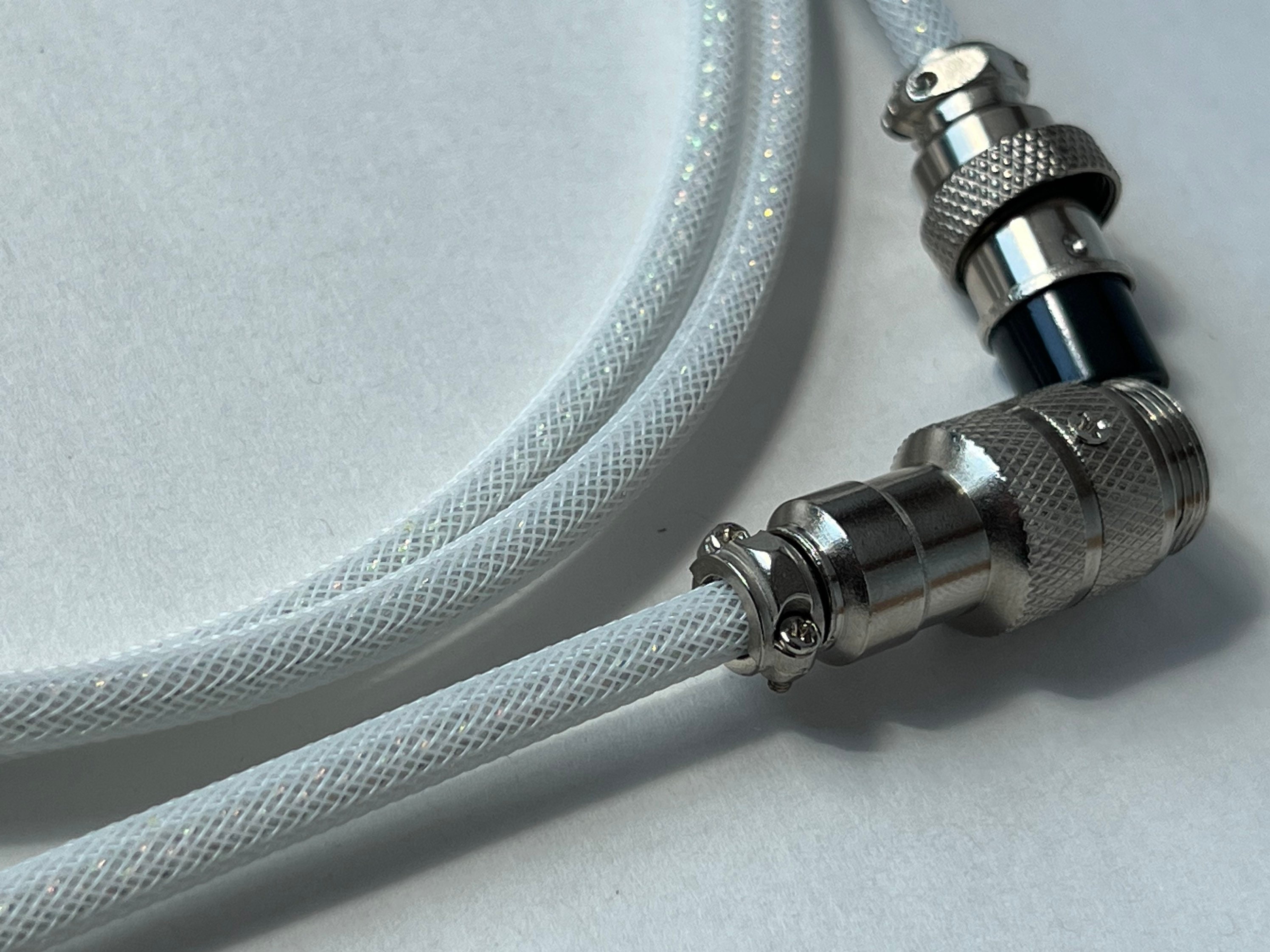 Custom Pearlescent GX16 Aviator Straight Keyboard Cable - Etsy