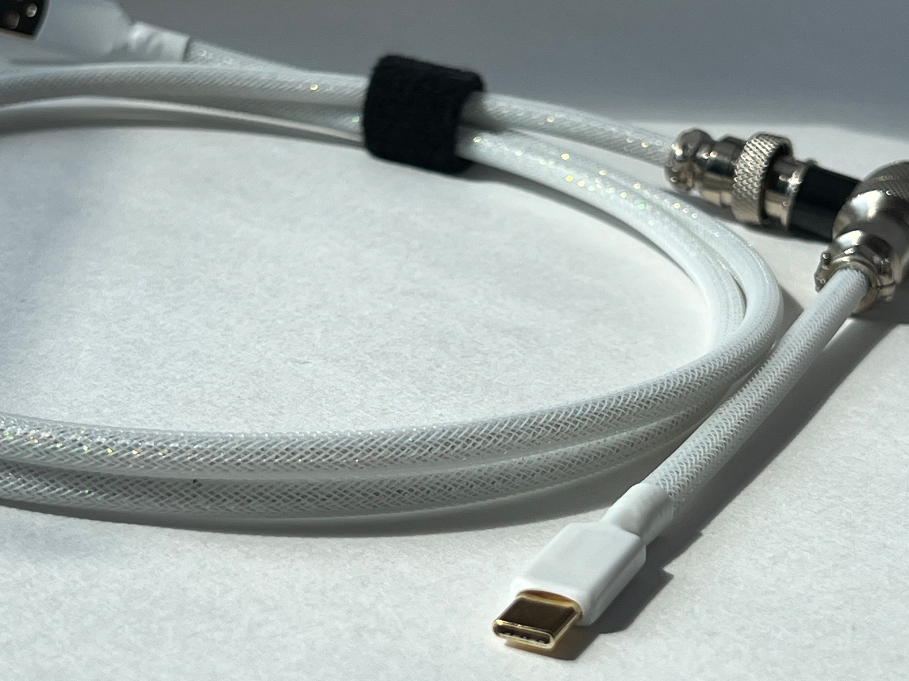 Custom Pearlescent GX16 Aviator Straight Keyboard Cable - Etsy