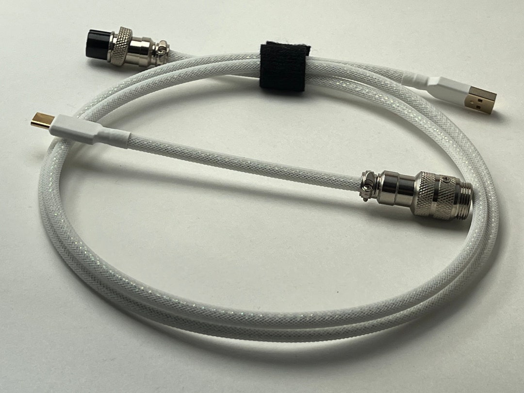 Custom Pearlescent GX16 Aviator Straight Keyboard Cable - Etsy