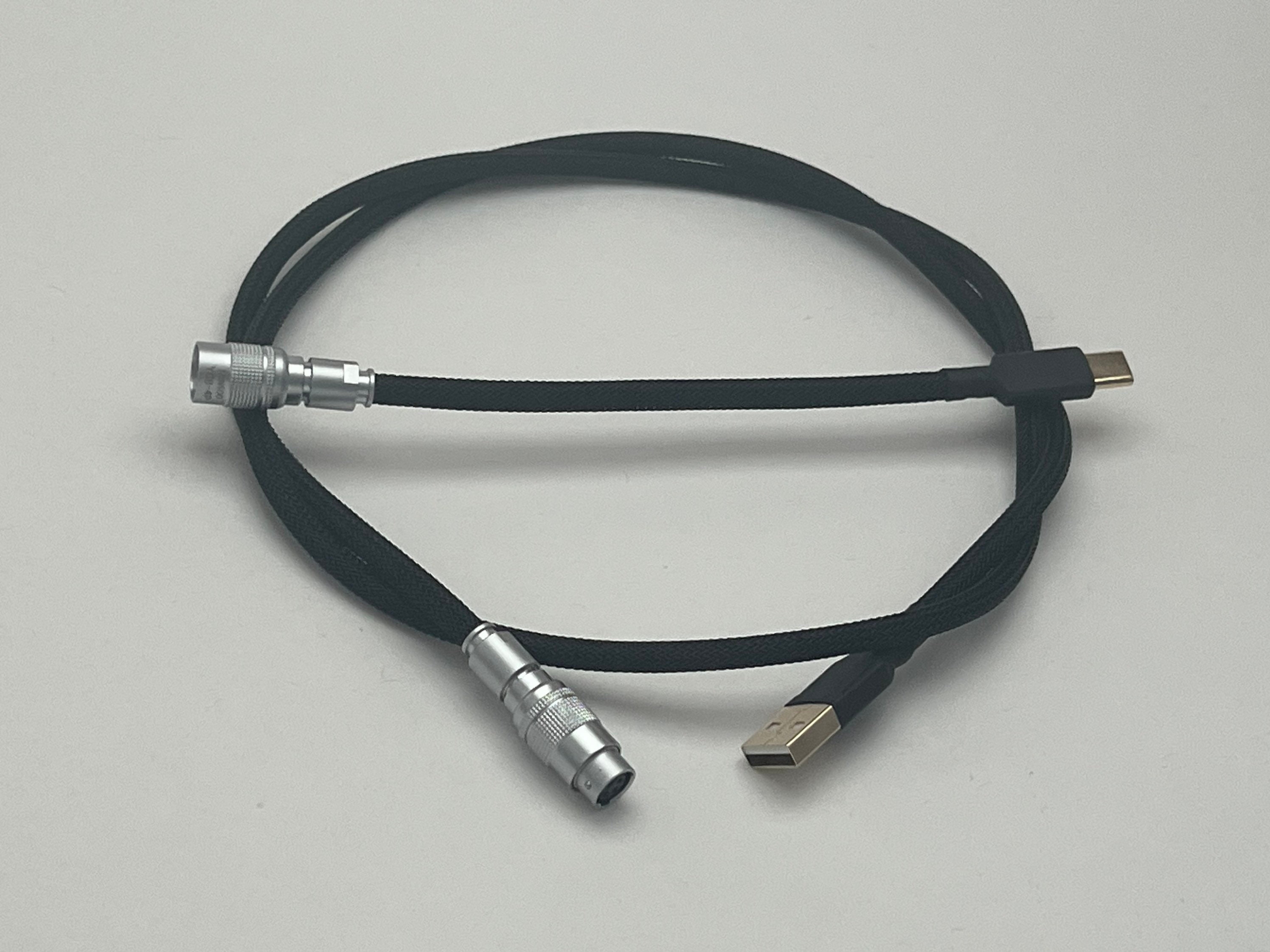 Custom Straight Keyboard Cable black - Etsy