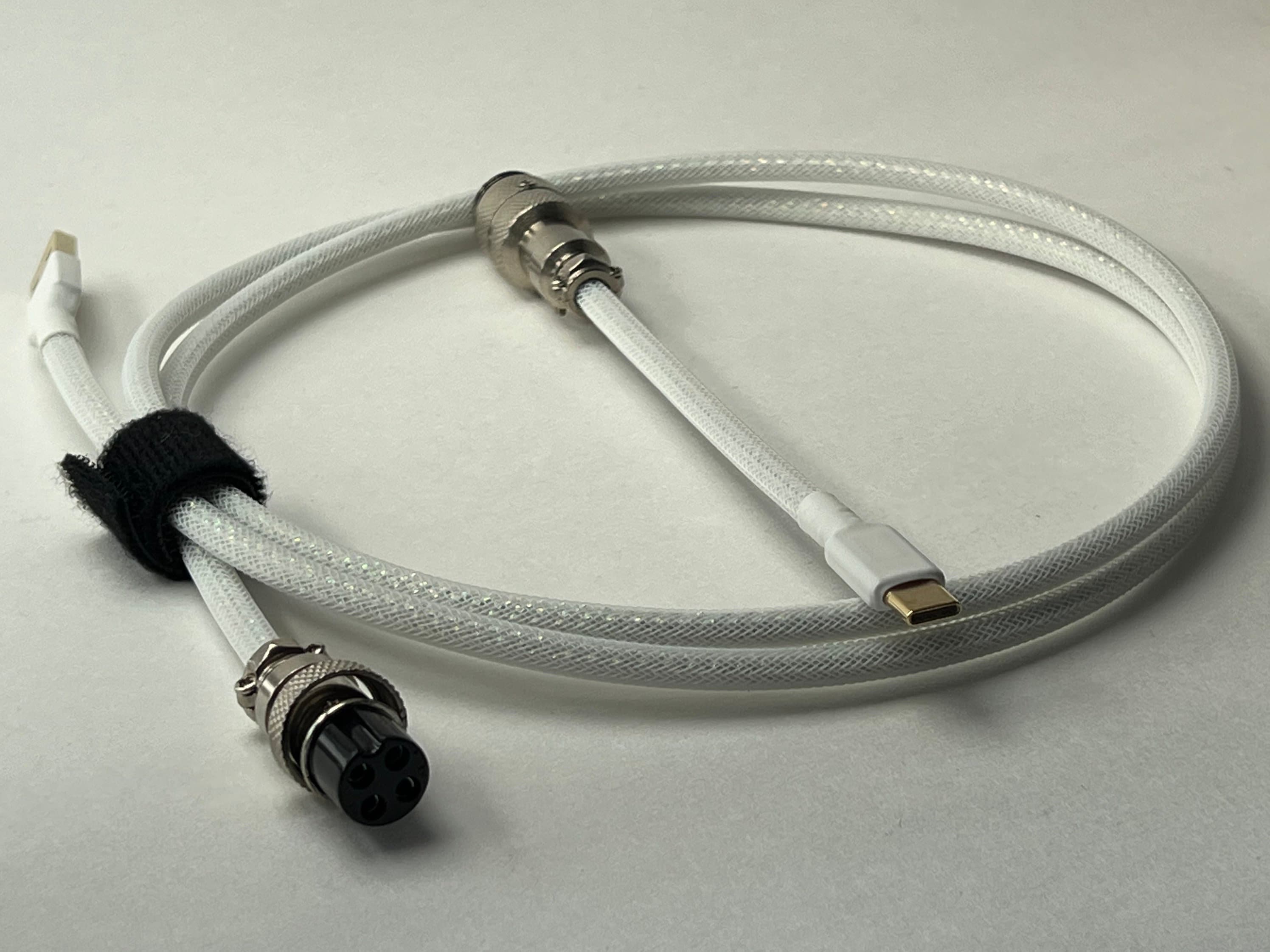 Custom Pearlescent GX16 Aviator Straight Keyboard Cable - Etsy