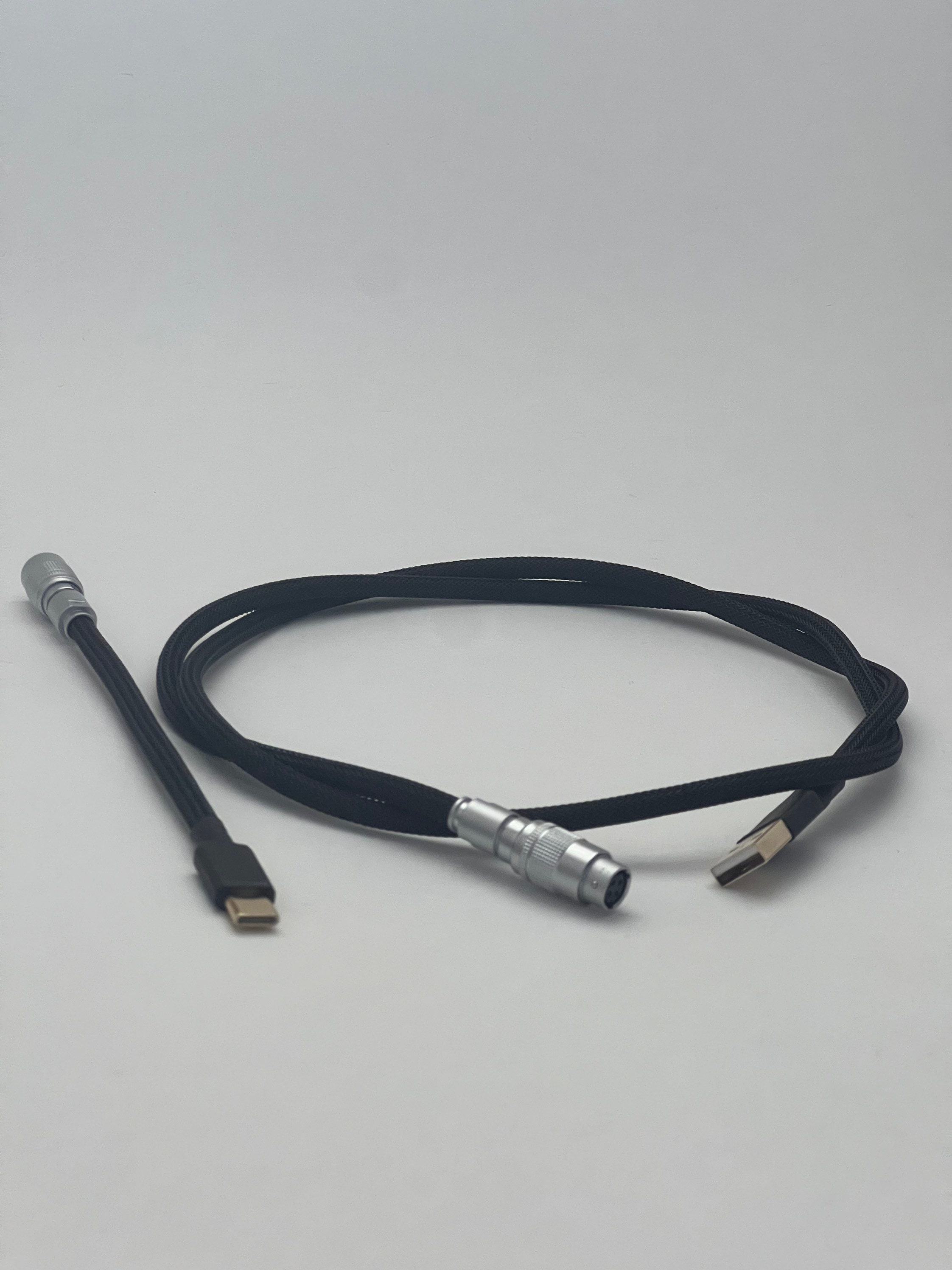 Custom Straight Keyboard Cable black - Etsy