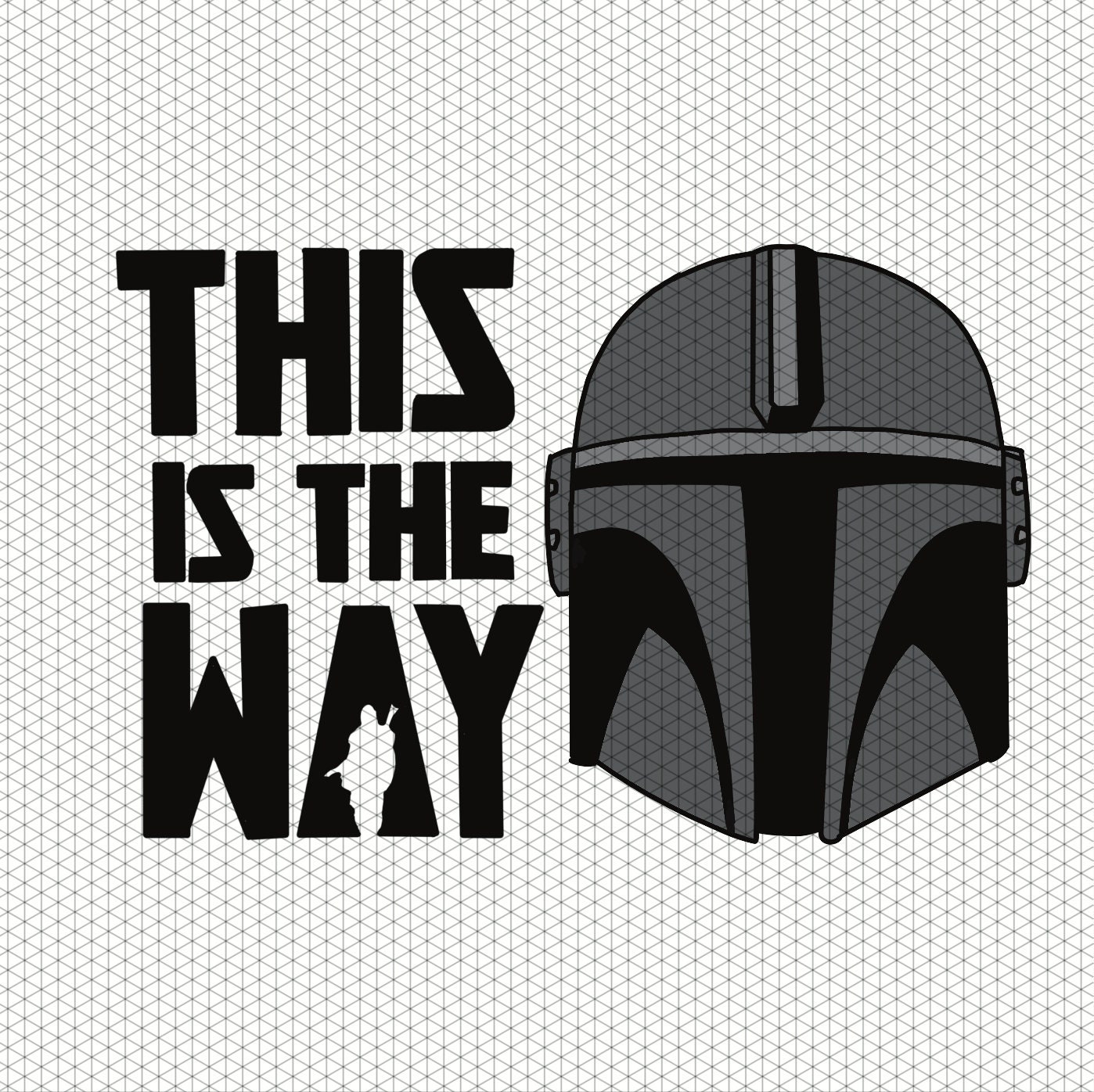 This is the Way, Mandolorian, Star Wars, Pedro Pascal, Mandolin Helmet ...