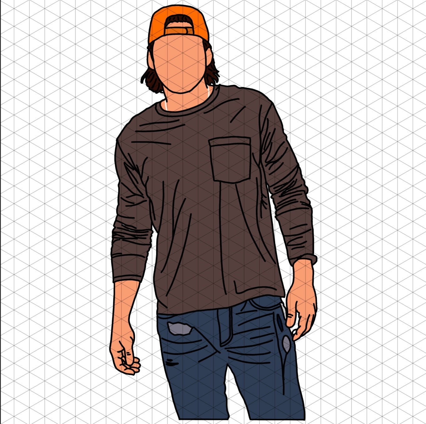 Wallen Svg and Png, Last Night, Wallen Silhouette Png and Svg Files - Etsy