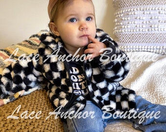 Checkered Kids Jacket - Etsy