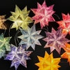 Origami Bastelset Bascetta 10 Sterne transparent Stern im Stern 5,0 cm ...